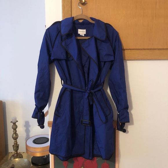 Club Monaco | Jackets & Coats | Club Monaco Blue Raincoat | Poshmark